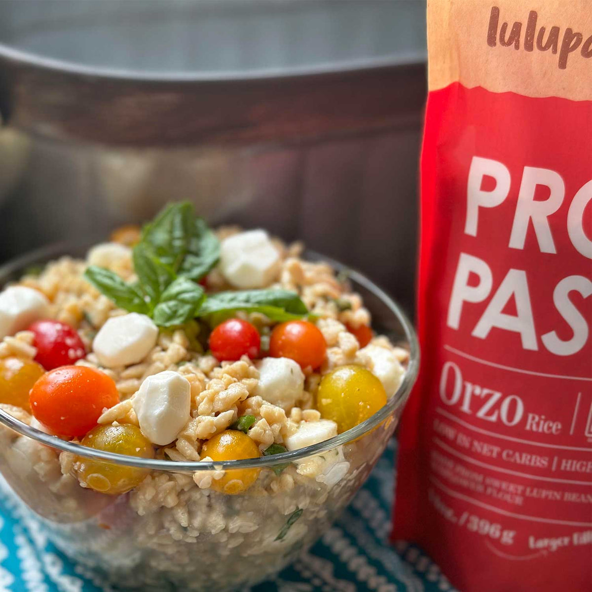 Orzo Protein Pasta 19g Protein & 4g Net Carb, Gluten Free, Keto Rice ...