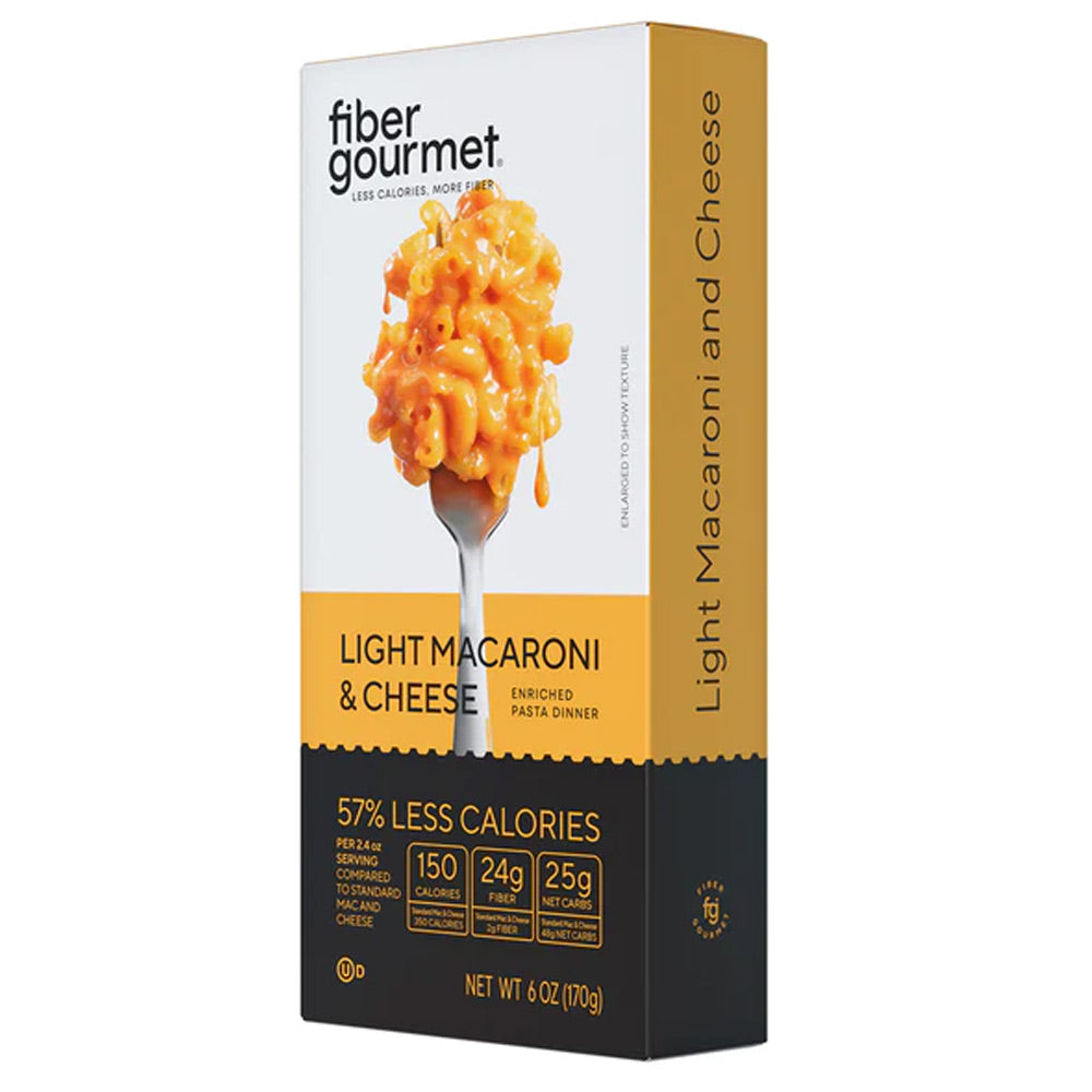 High Fiber Mac and Cheese - 24g of Fiber, Low Calorie, Light Macaroni ...
